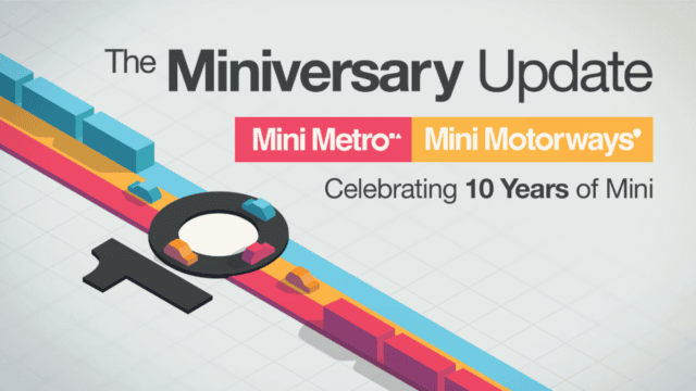 GEEKNPLAY - Mini Metro - Une mise à jour débarque pour les 10 ans du jeu